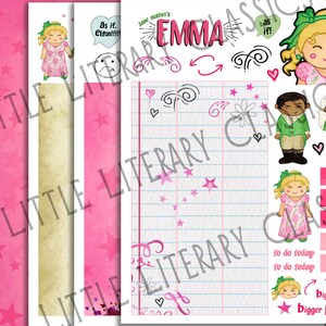 Emma Jane Austen Printable Planner Stickers Clipart Digital Download 3 ...