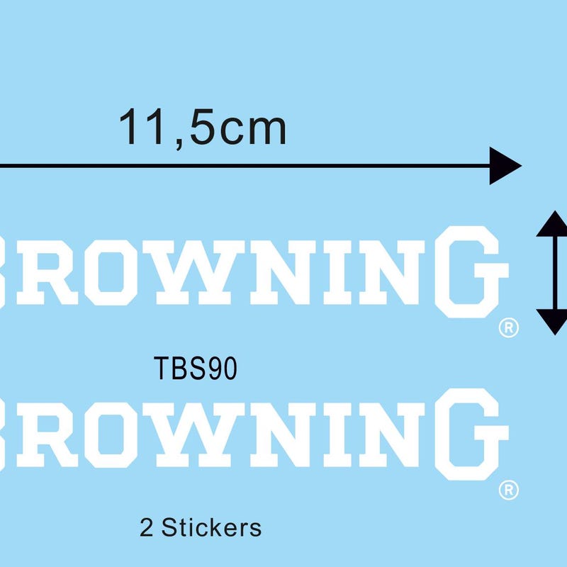 Browning Sticker - Etsy