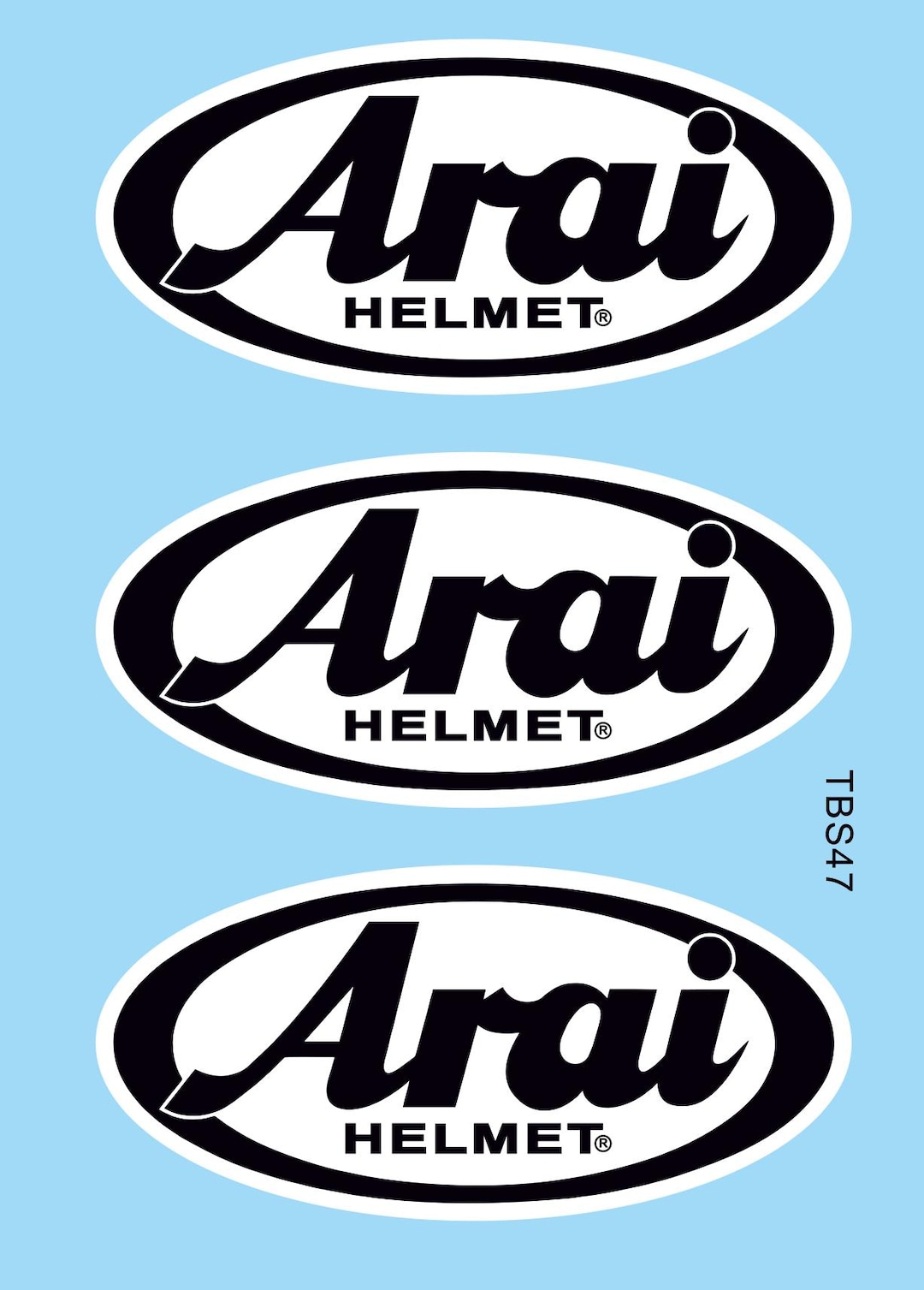 Stickers Stickers for Helmet Compatible With Arai TBS47 - Etsy
