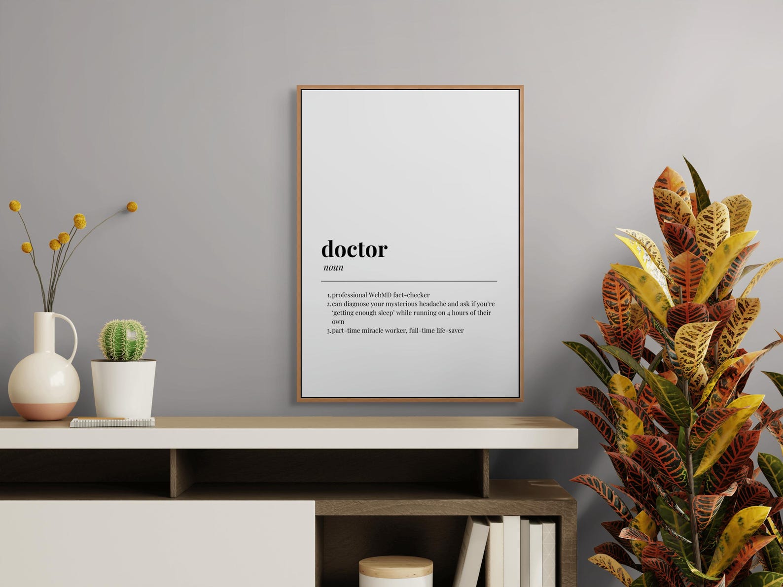 DOCTOR Definition Print - Etsy