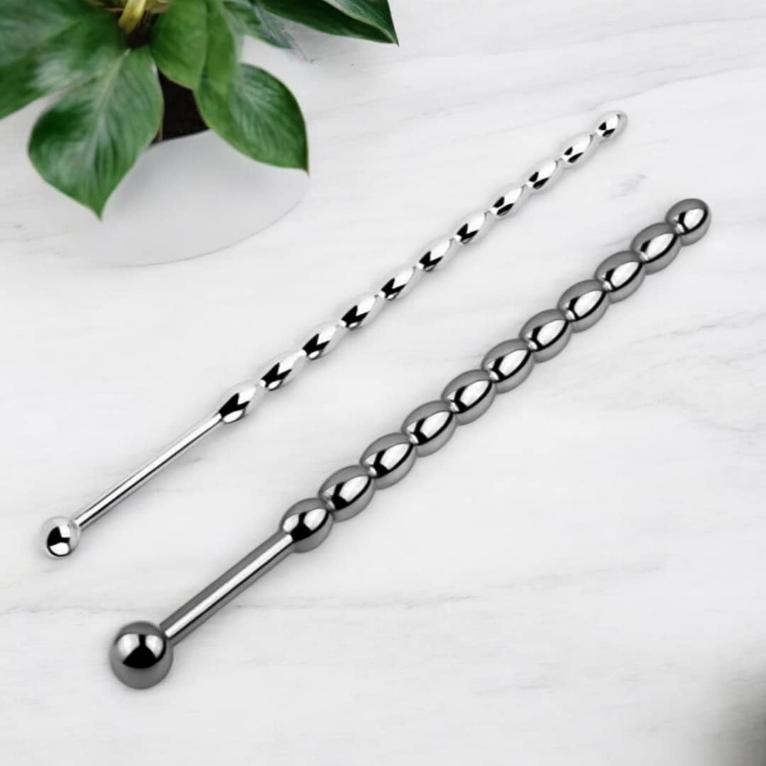 Stainless Steel Urethral Plug for Men, Urethral Sounding Dilator, Steel Urethral Toy, Adult Male ...