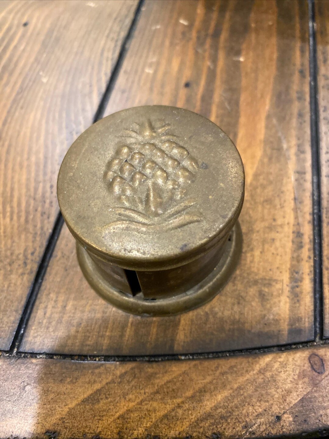 Vintage Brass Stamp Roll Dispenser - Etsy
