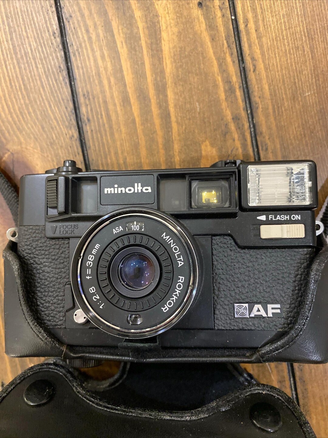 Vintage Minolta Hi-matic AF Film Camera With Leather Case Retro 35mm Photography - Etsy