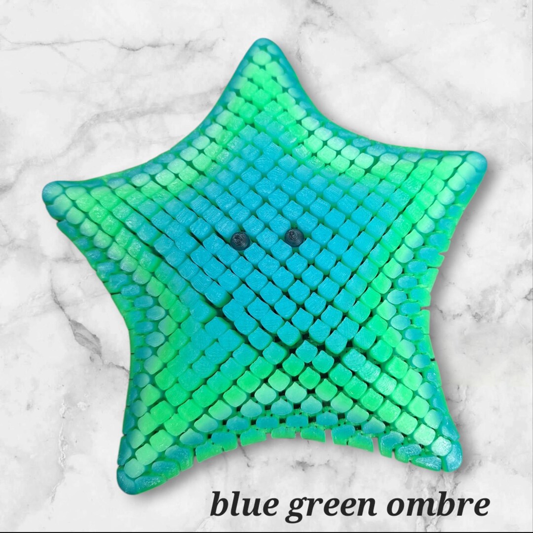 Very Flexi Star, 3d Printed, Fidget Toy, Gift - Etsy