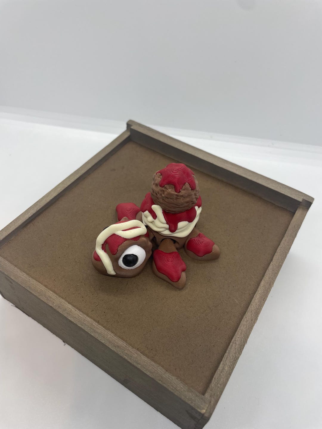 3D Printed Spaghetti Meatball Turtle, Desk Fidget Pet Sensory Gift - Etsy