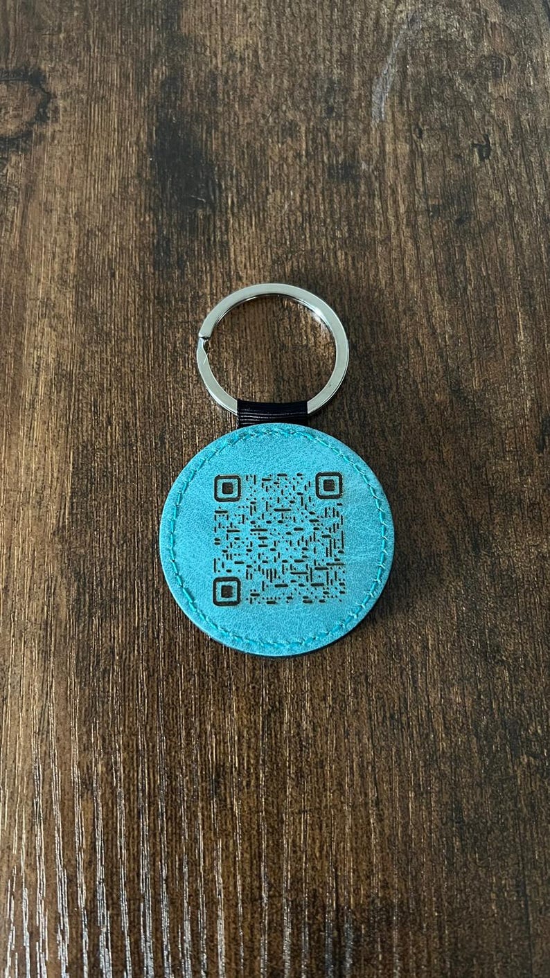 QR Code Keychain Company Website Smart Advertising Quick Scannable ...