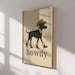 Cowboy Dog Print, Cowboy Dog Art, Dog Wall Art, Cowboy Decor, Cowboy ...