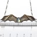 Silver Bat Wings Necklace With Oval Labradorite Cabochon - Etsy