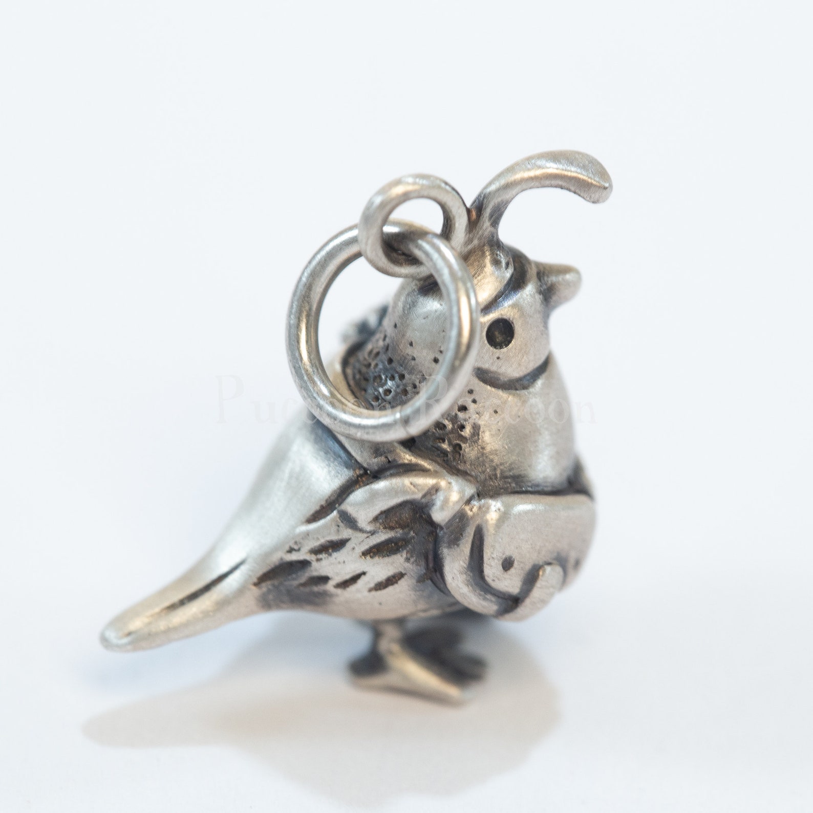 Mail Quail Necklace! Handmade in Silver, Bronze, or 14k Gold / Quail ...