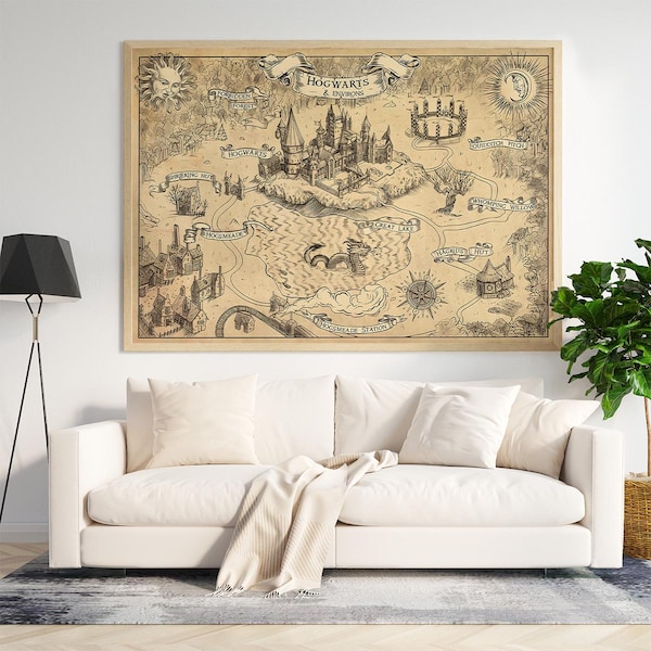 Harry potter wall art - Etsy