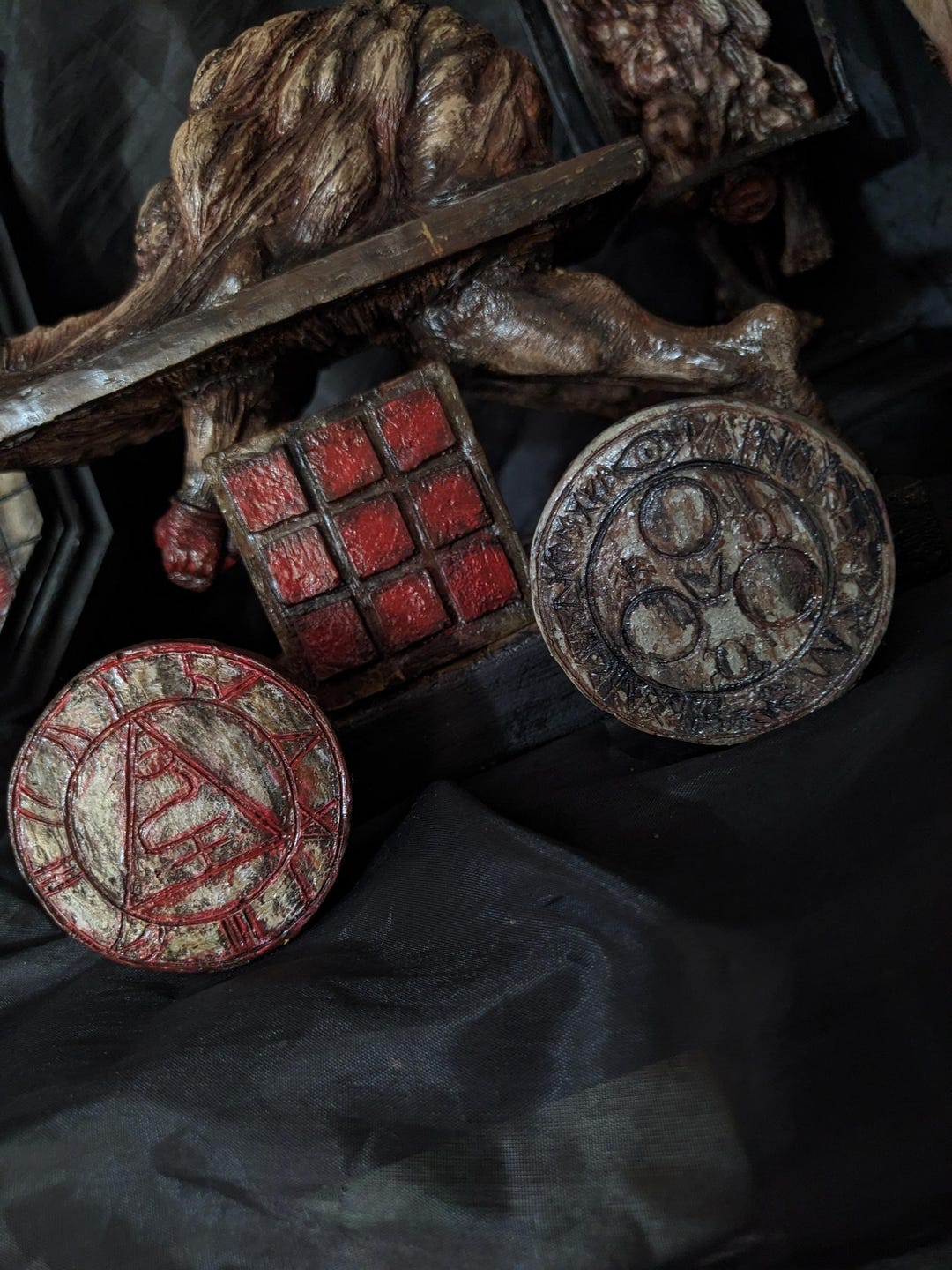 Silent Hill Symbols Resin Sculpture Set, Handmade Collection - Etsy