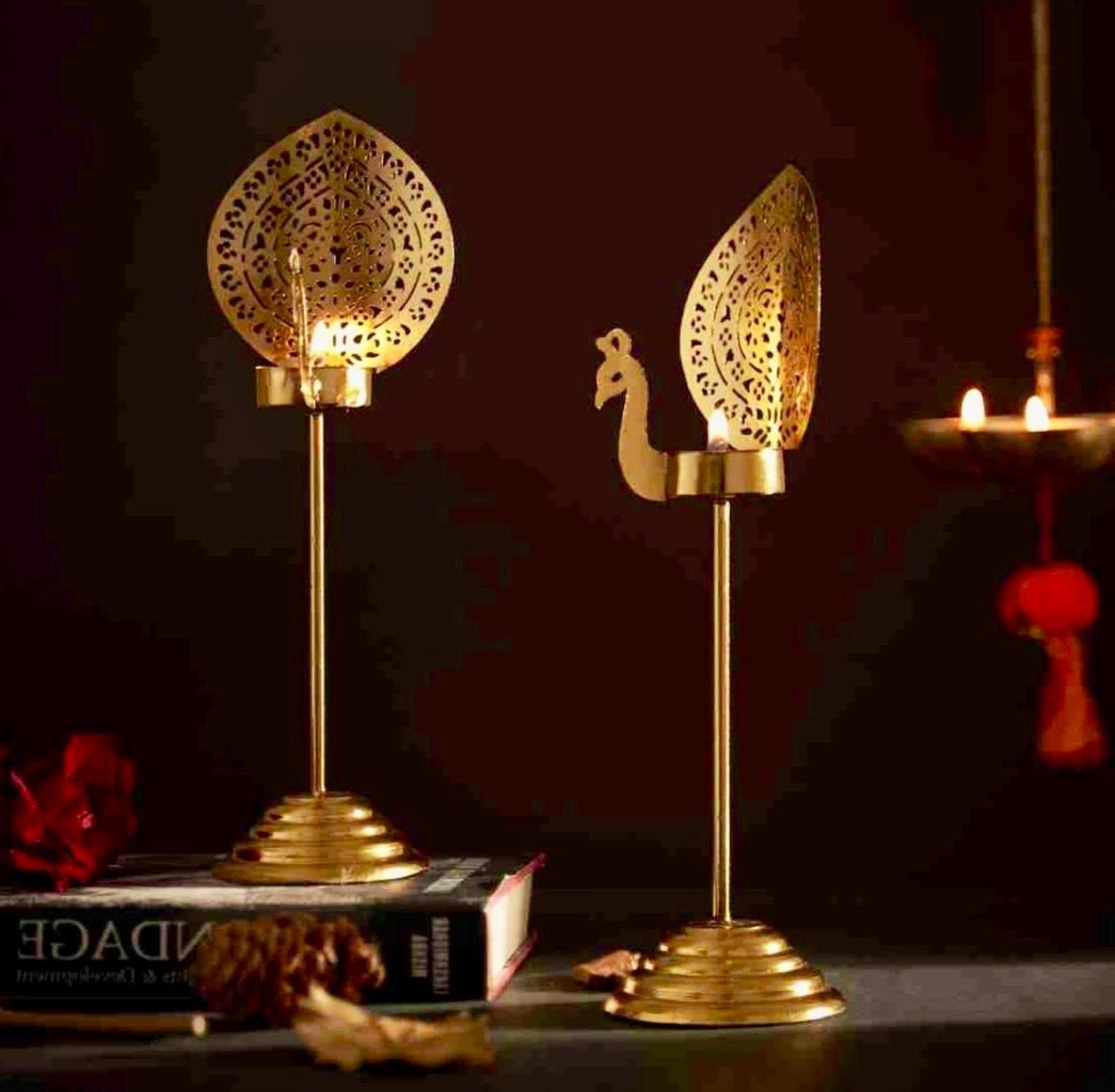 Decorative Diyas and Candle Holders - Etsy