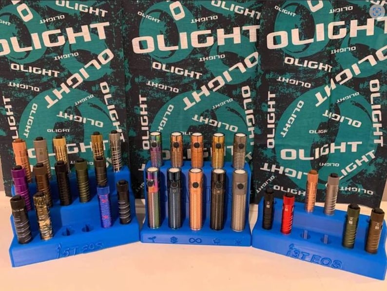 O-light 18 POSITION Triple Deck Stand Fits I5t and Most AA Battery ...