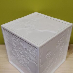 Custom 4 Photo Light Box Lithophane Lamp Personalized LED 4x4 - Etsy