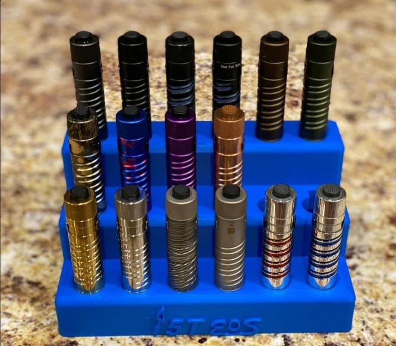 O-light 18 POSITION Triple Deck Stand Fits I5t and Most AA Battery ...