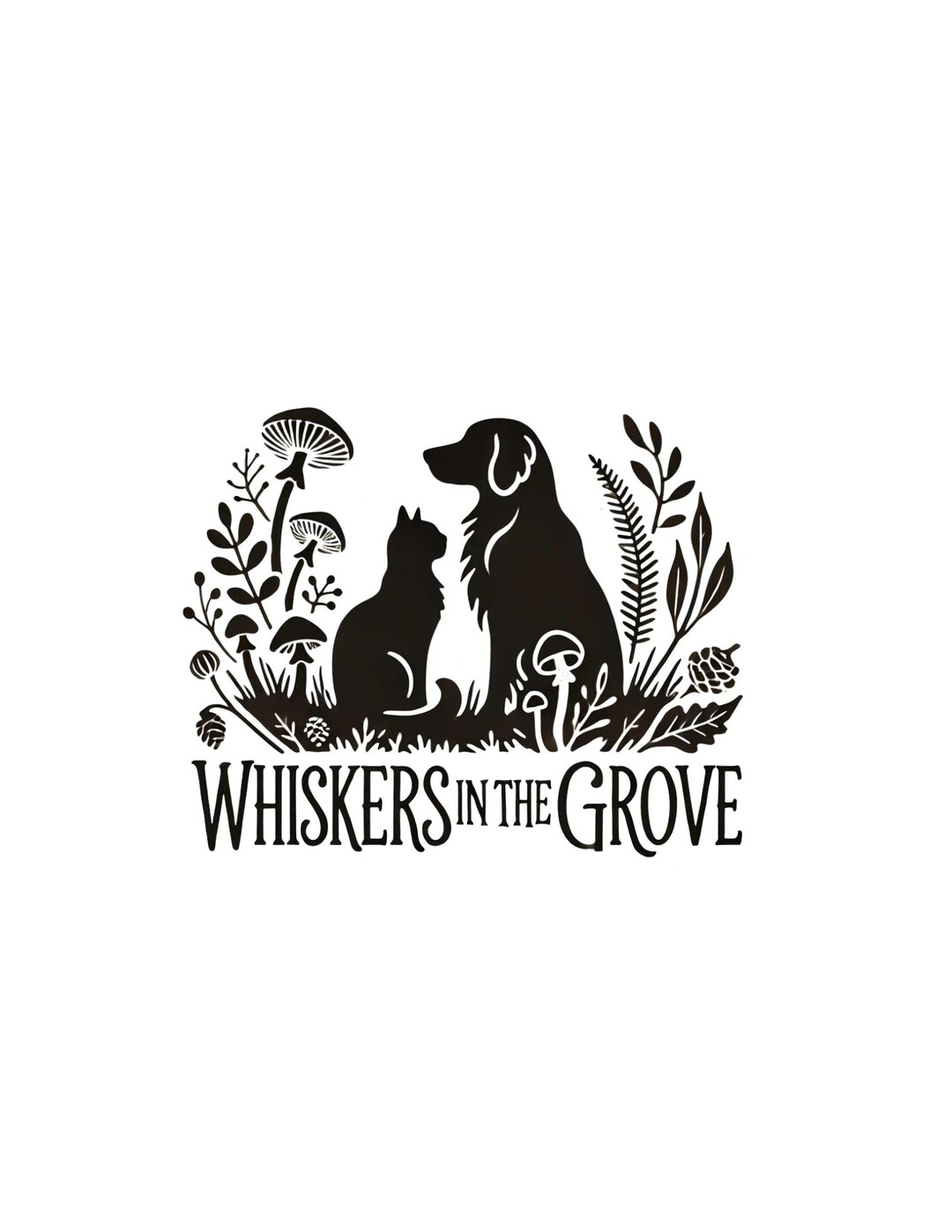 Whiskers in the Grove - Etsy