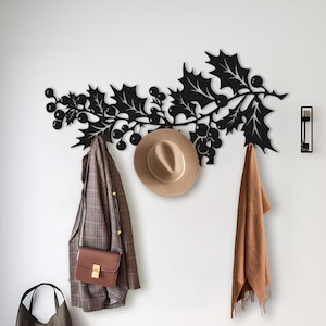 Coquina Tree Branch Coat Rack, Christmas Decoration, Entryway Organizer ...