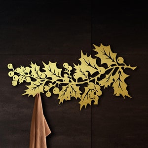 Coquina Tree Branch Coat Rack, Christmas Decoration, Entryway Organizer ...