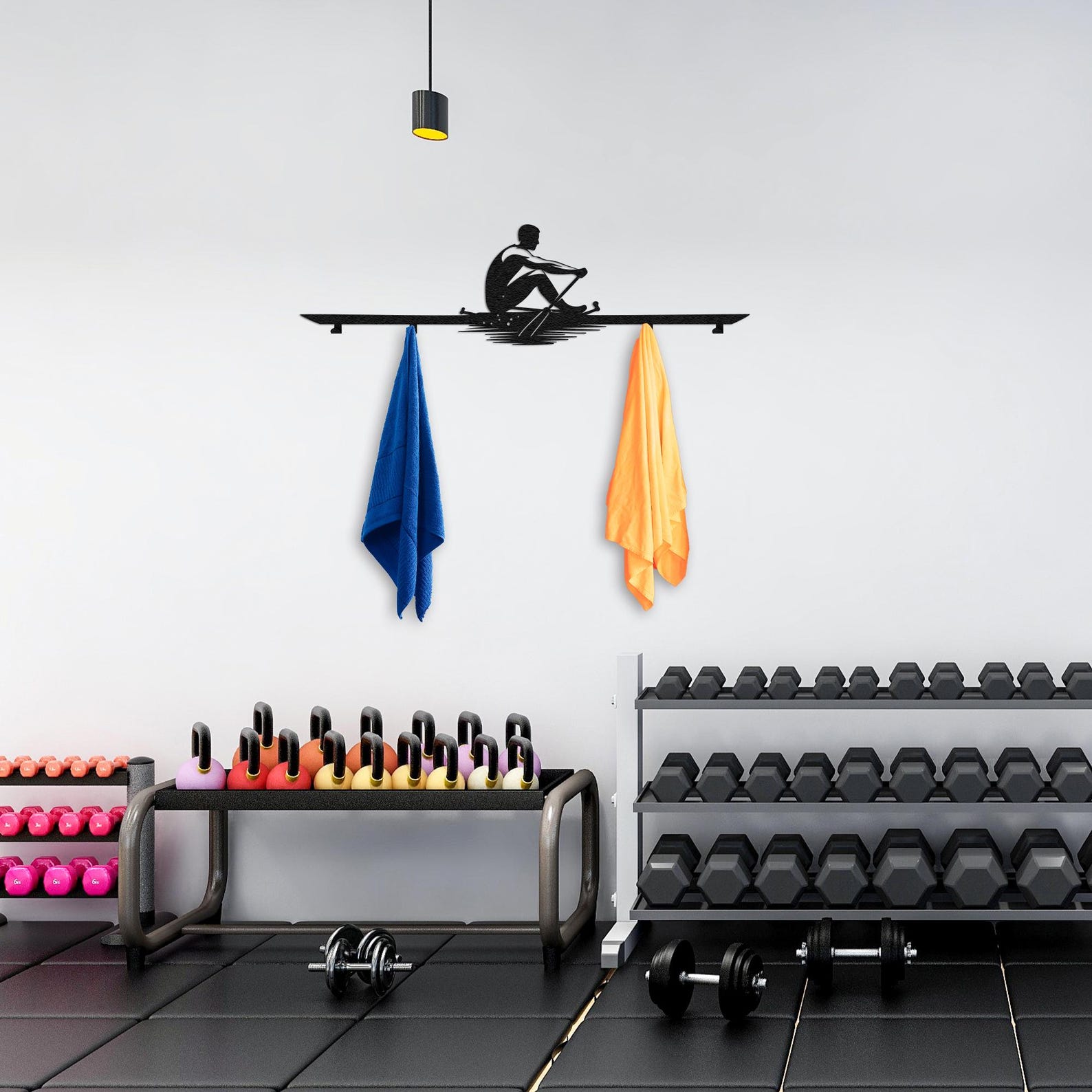 Metal Rowing Wall Hook: Sport Themed Coat Rack - Etsy