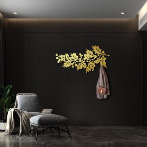 Coquina Tree Branch Coat Rack, Christmas Decoration, Entryway Organizer ...