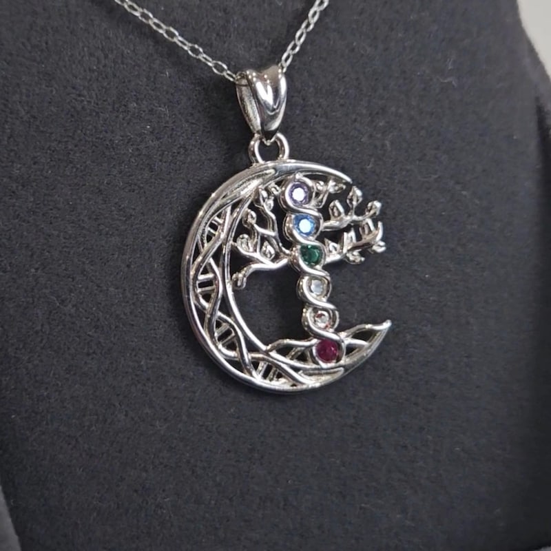 Cosmic Silver Pendant - Etsy UK