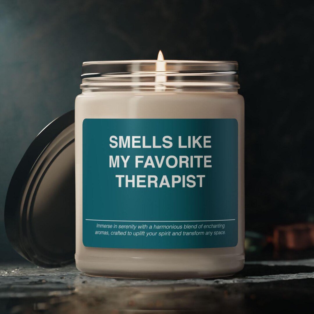 Therapist Candle Gift: Scented Soy Wax Candle, 9oz - Etsy