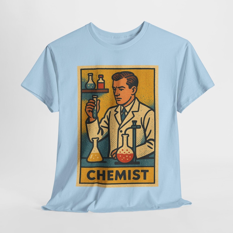 Chemist T Shirt Unisex | Retro Comic Style Science Lab Tee | Vintage ...