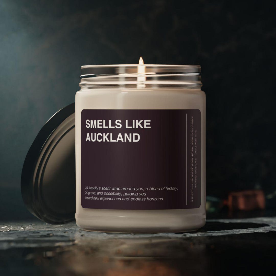 Auckland New Zealand Candle Gift: Scented Soy Wax Candle (9oz) - Etsy