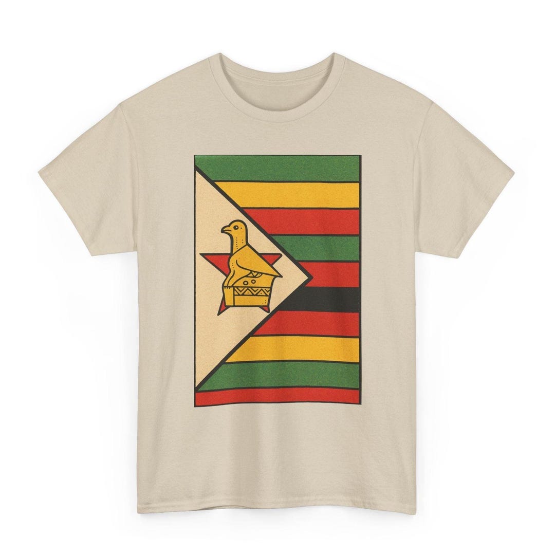 Zimbabwe Flag T-shirt Unisex: Retro Harare Tee - Etsy