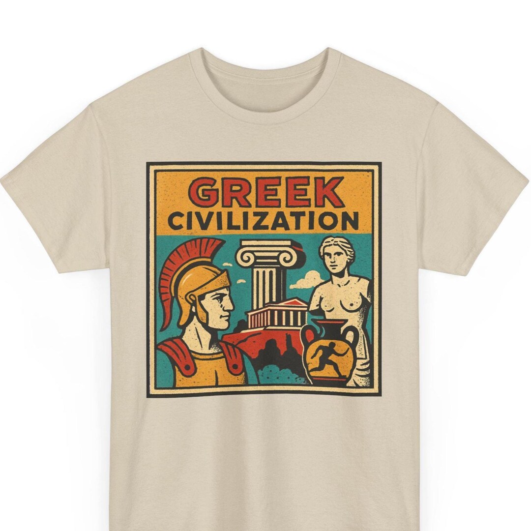 Ancient Greek Civilization Retro Comic T-shirt Unisex | Mythology ...