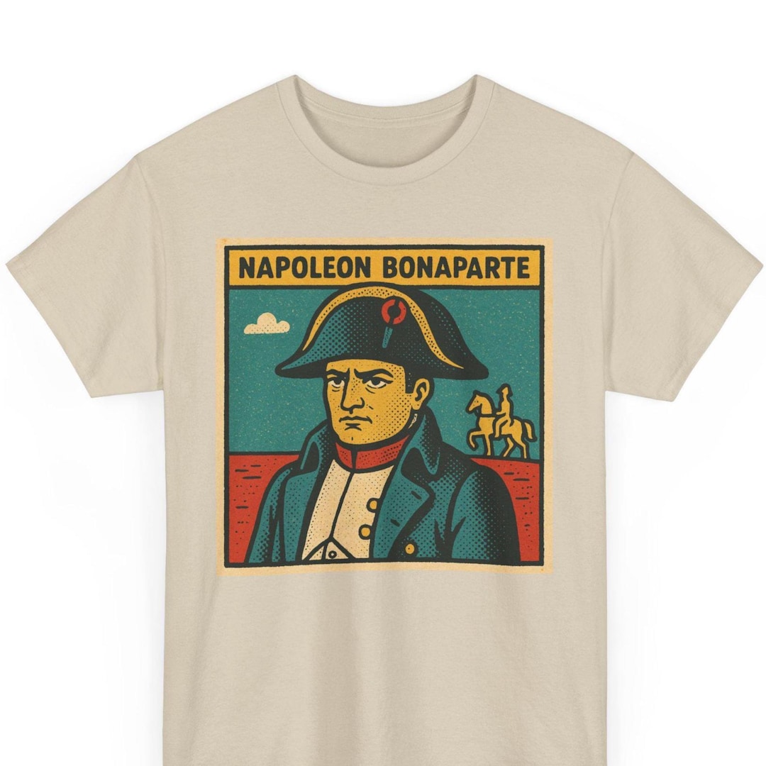 Napoleon Bonaparte Retro Comic T-shirt Unisex | Vintage French Icon Pop ...