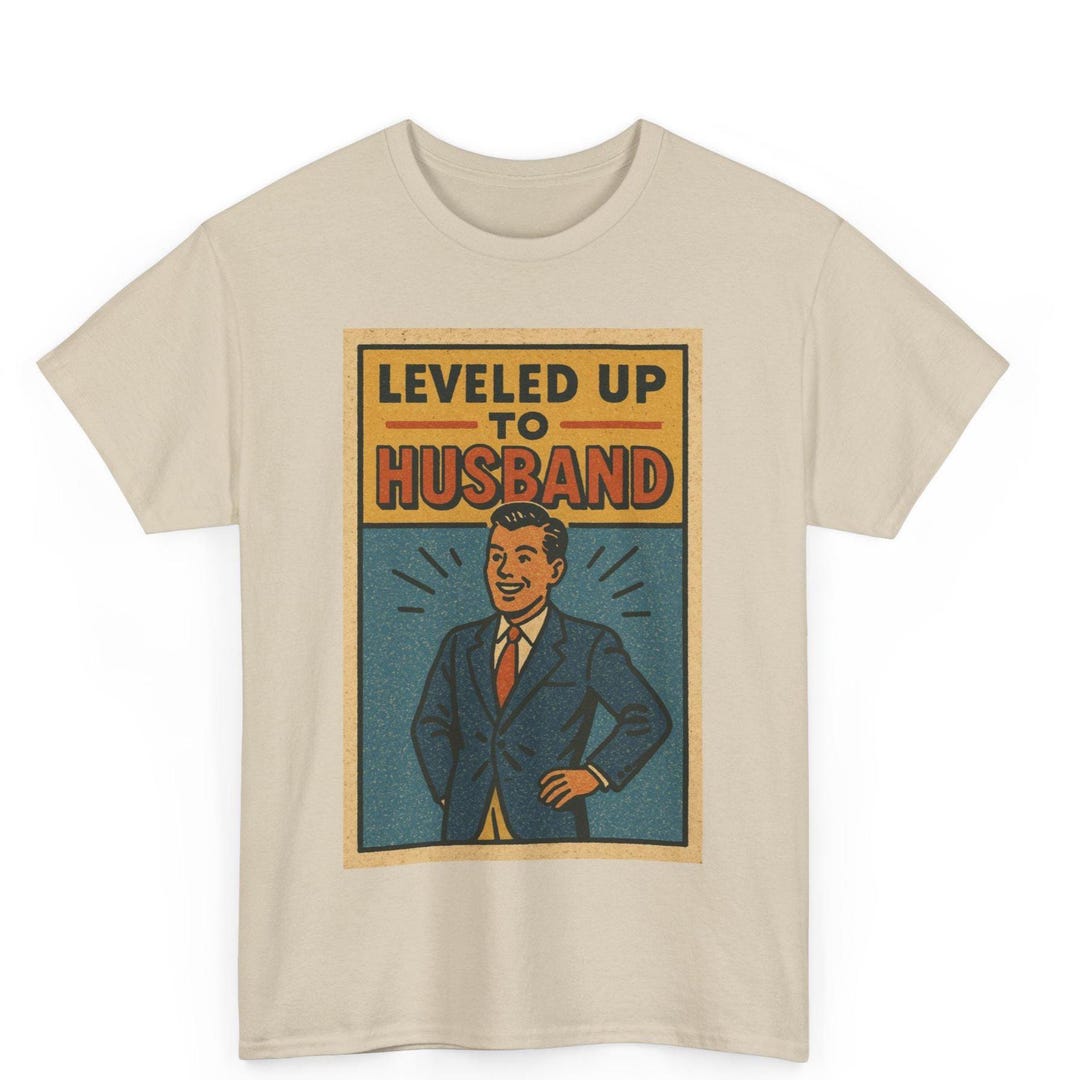 Leveled up to Husband T-shirt: Funny Gamer Wedding Tee - Etsy