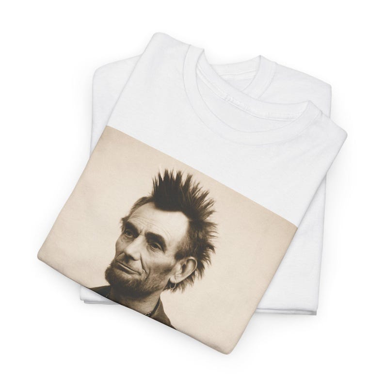 Abraham Lincoln Punk Rock Meme T-shirt: Funny History Buff Gift - Etsy