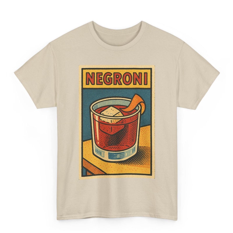 Graphic Tshirt Negroni - Etsy