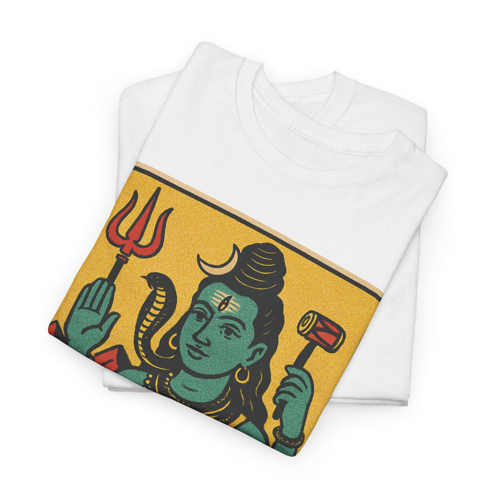 Shiva Retro Comic T-shirt: Hindu God Pop Art Graphic Tee - Etsy
