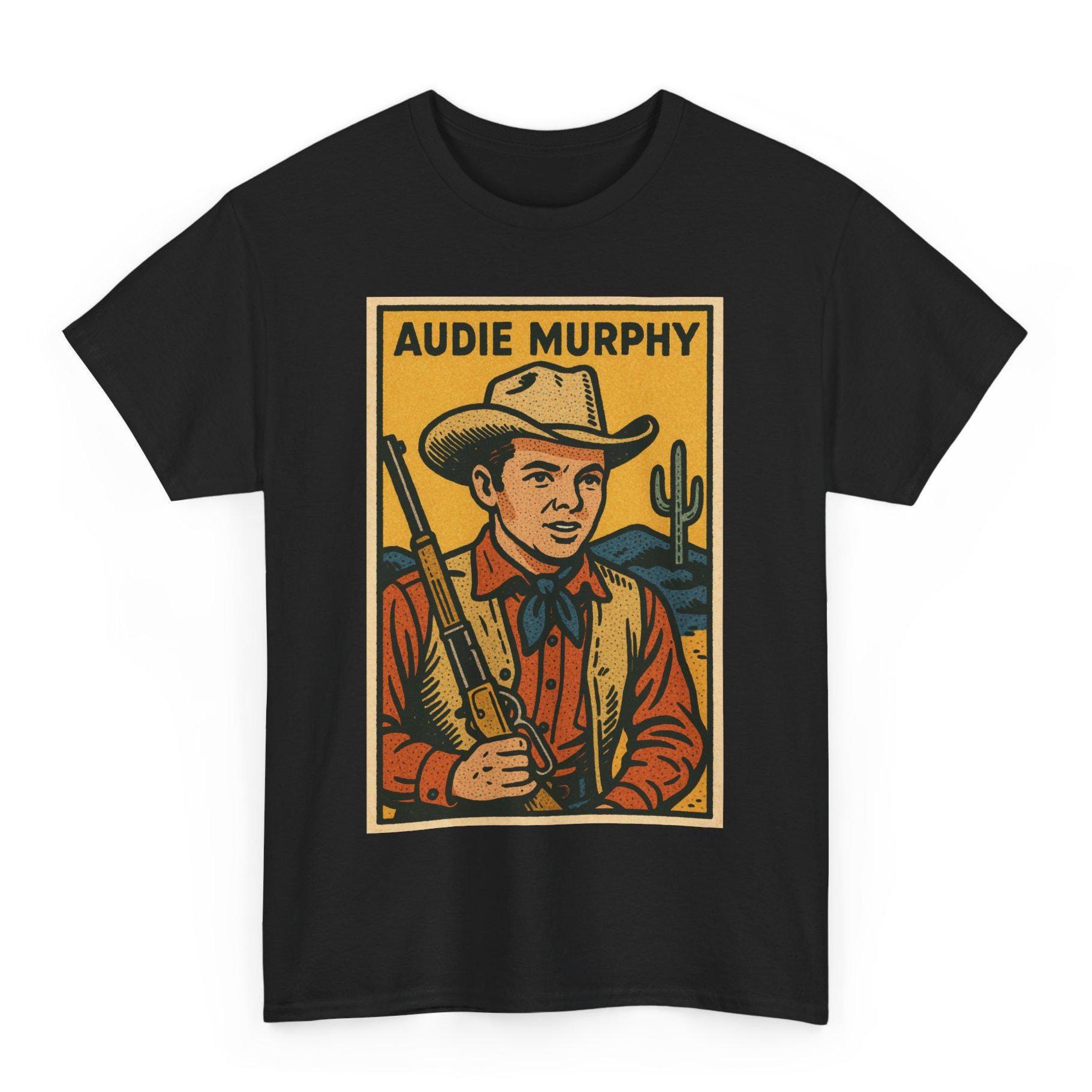 Audie Murphy T-shirt: Retro Comic WWII Hero Graphic Tee - Etsy