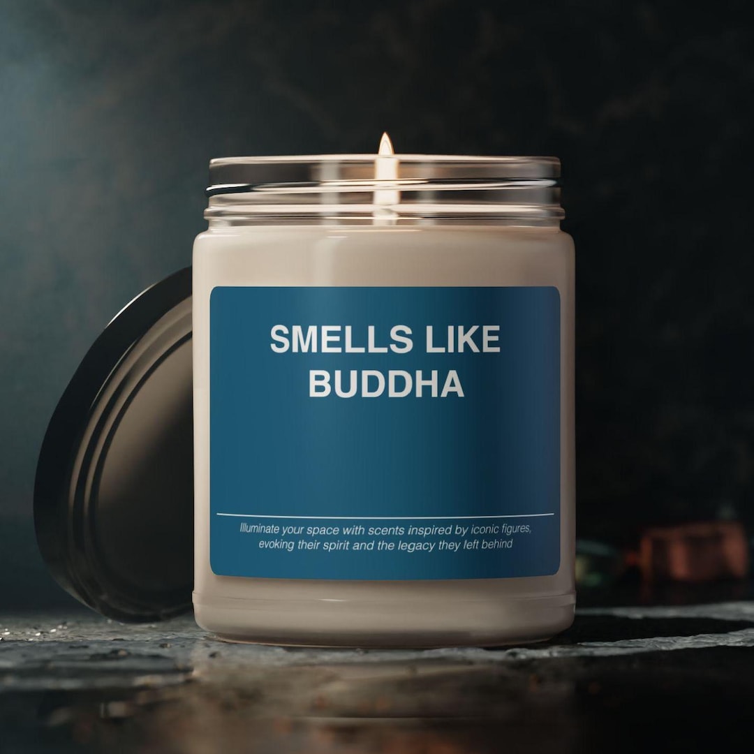 Buddha Scented Soy Candle: Buddhism Gift, 9oz Jar - Etsy