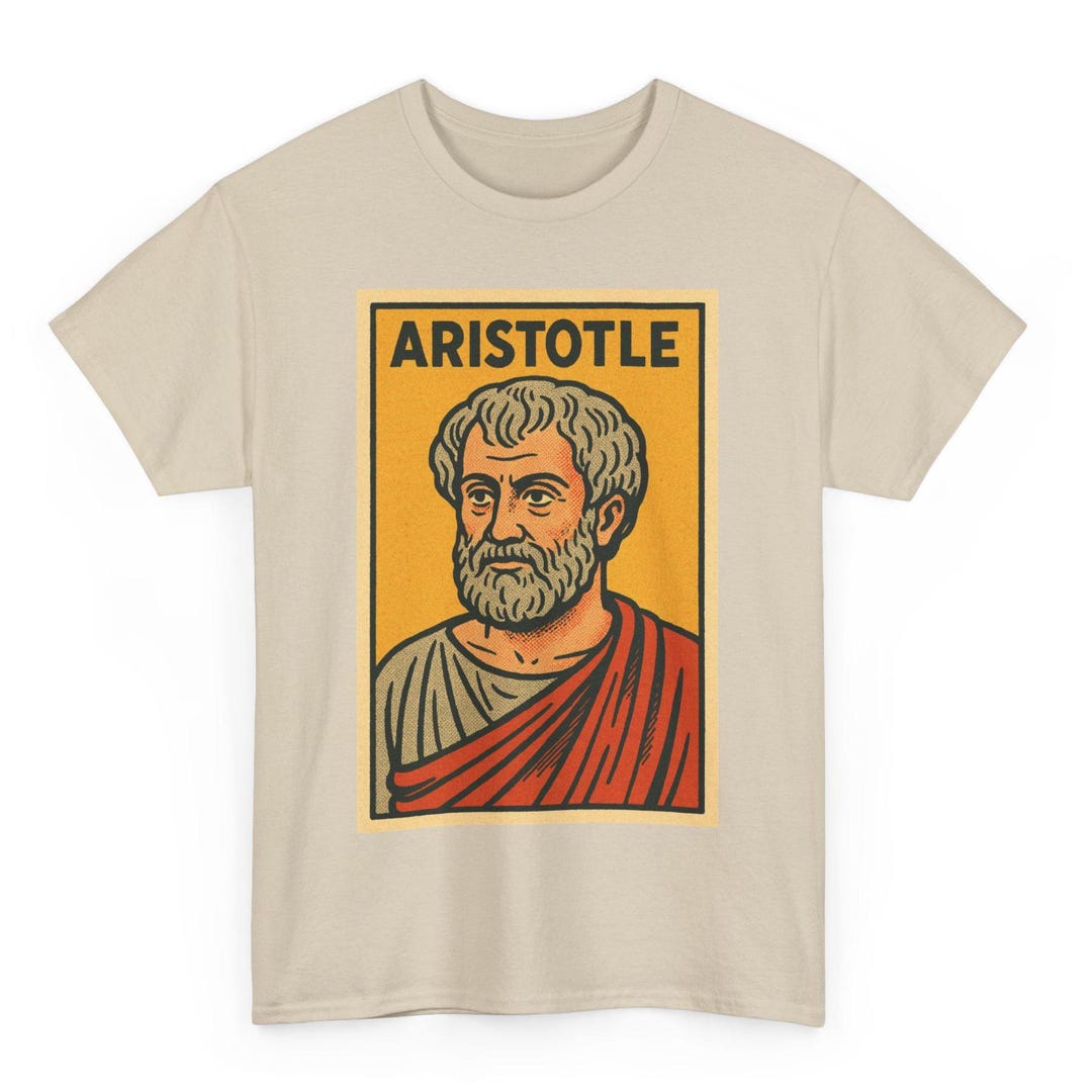 Aristotle T-shirt: Retro Comic Philosophy Tee, Gift for Thinkers - Etsy