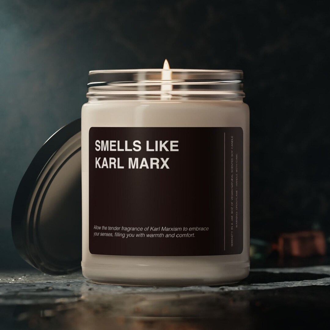 Karl Marx Candle Gift Smells Like Karl Marx Marxism Candle Souvenir ...