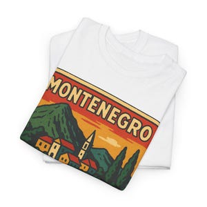 Montenegro Retro Comic T-shirt: Vintage Balkan Pop Art - Etsy