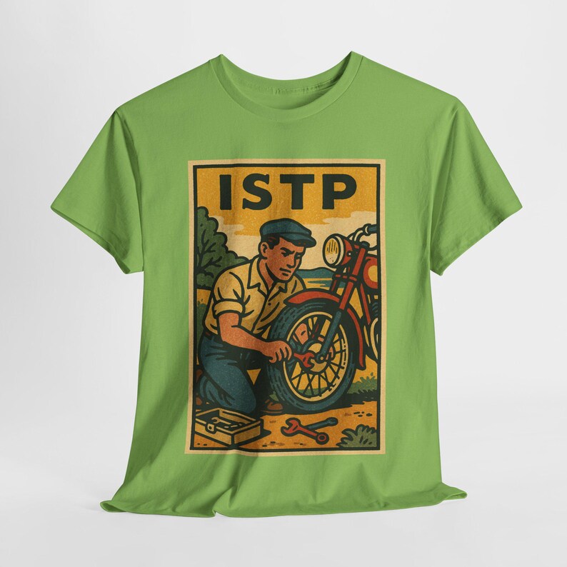 ISTP Retro Comic T-shirt: Logical Mechanic Introvert Gift - Etsy
