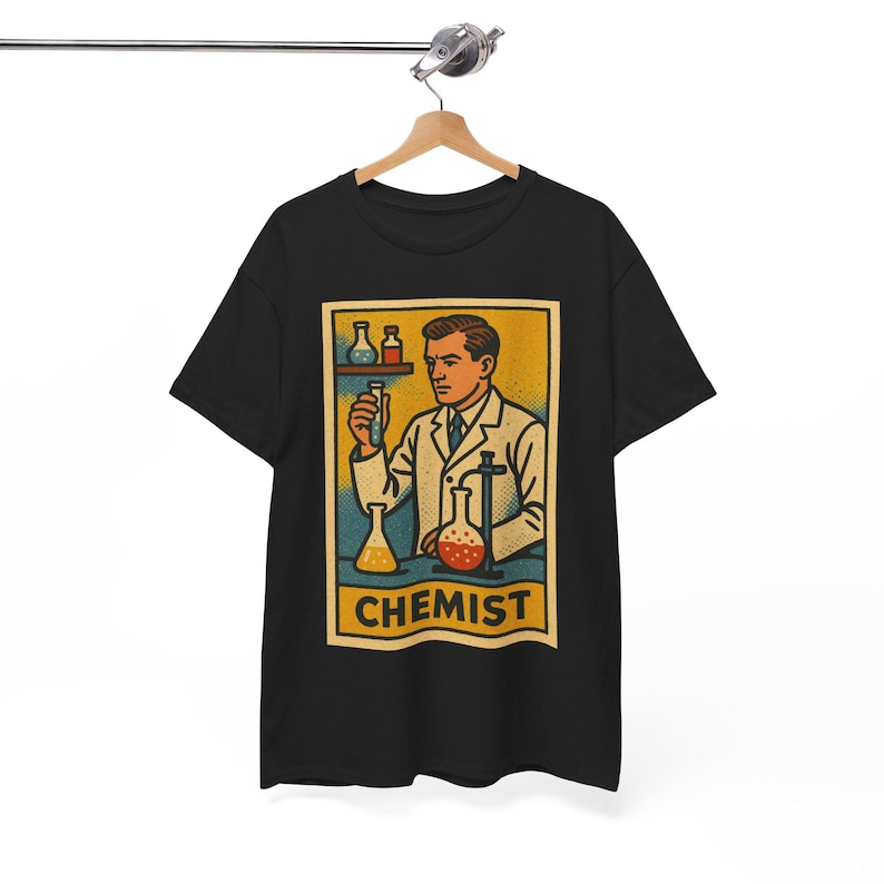 Chemist T Shirt Unisex | Retro Comic Style Science Lab Tee | Vintage ...