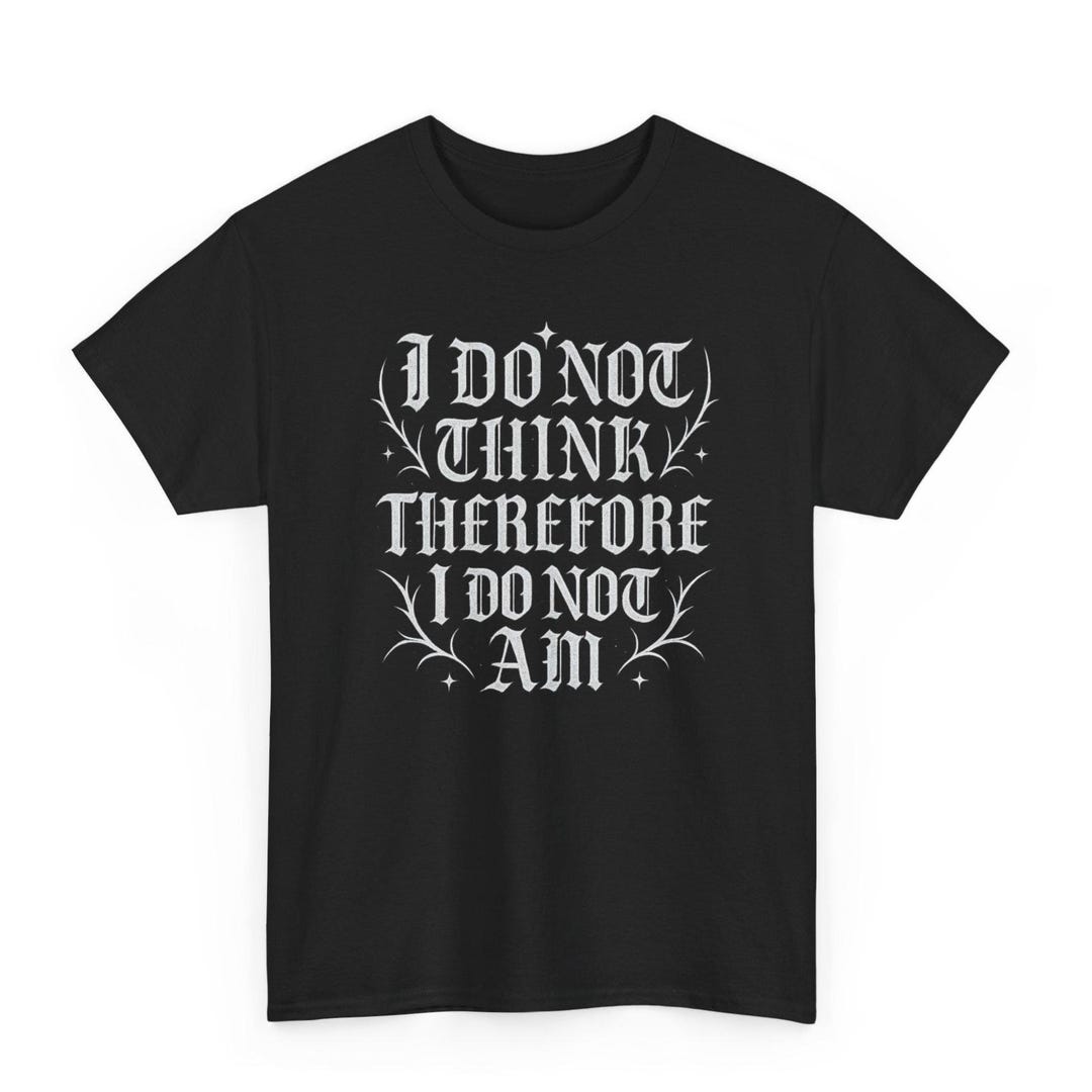 Gothic Dark Humor T-shirt: Existential Grunge Tee - Etsy