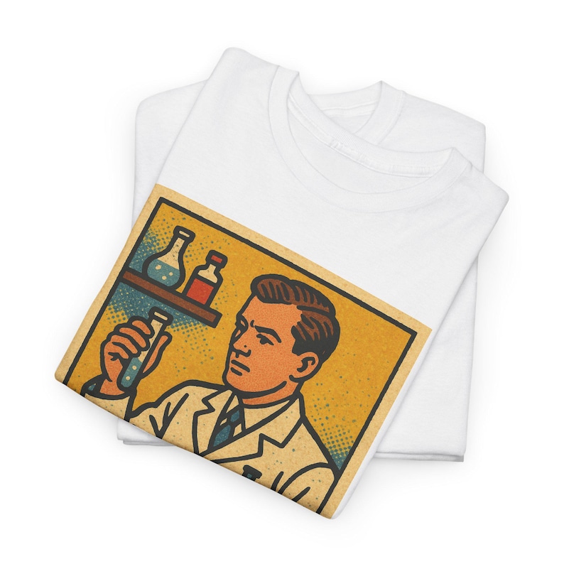 Chemist T Shirt Unisex | Retro Comic Style Science Lab Tee | Vintage ...