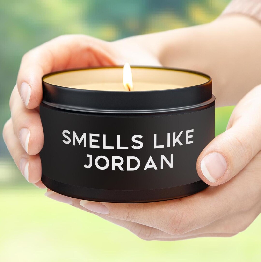 Jordan Candle Gift: Coconut Soy Wax Scented Tin Candle - Etsy