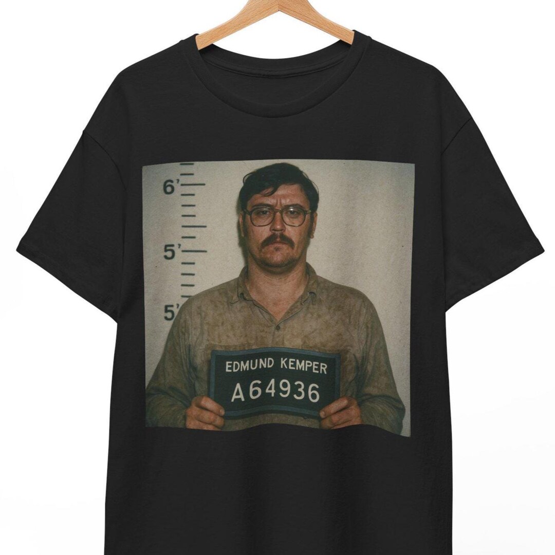 Edmund Kemper Mugshot T-shirt: True Crime Graphic Tee - Etsy
