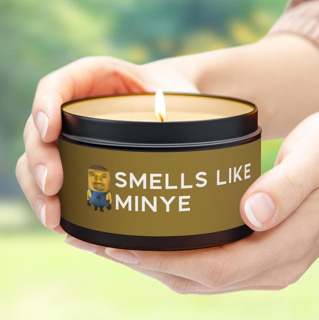 Minye Minion Meme Candle: Funny Coconut Soy Wax Tin Candle - Etsy