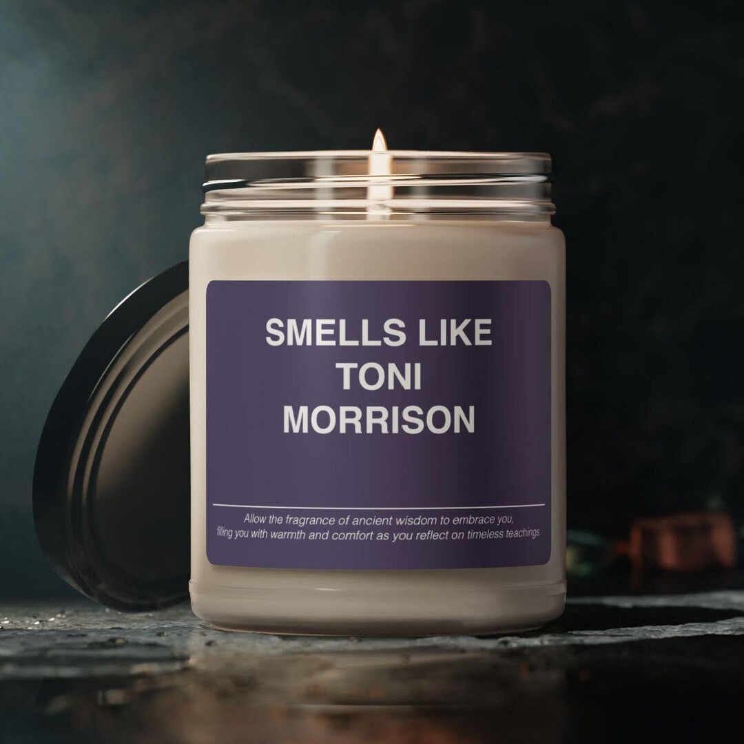 Toni Morrison Candle Gift: Scented Soy Wax Candle, 9oz - Etsy