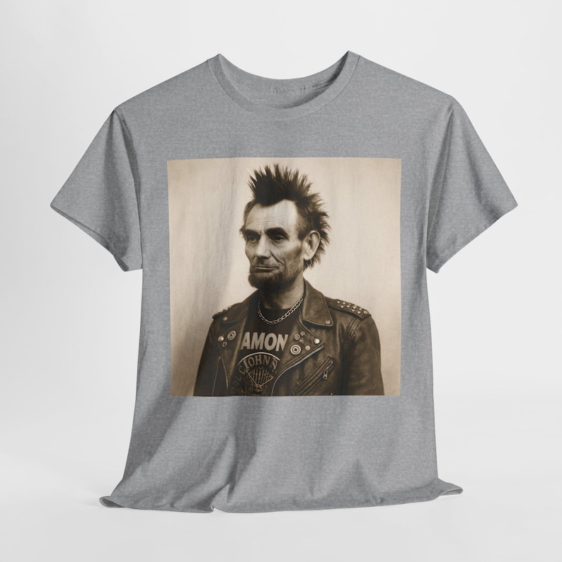 Abraham Lincoln Punk Rock Meme T-shirt: Funny History Buff Gift - Etsy