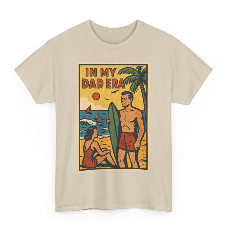 In My Dad Era T-shirt: Retro Comic Fatherhood Tee - Etsy